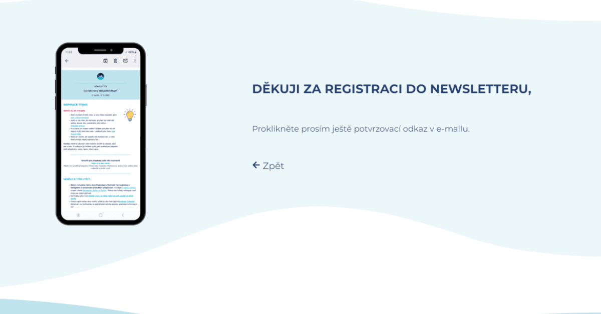 Děkujeme - Newsletter | KlaPi